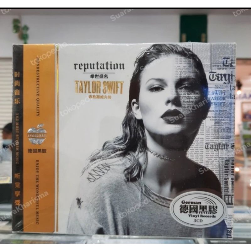 Jual CD TAYLOR SWIFT REPUTATION 3 DISC | Shopee Indonesia