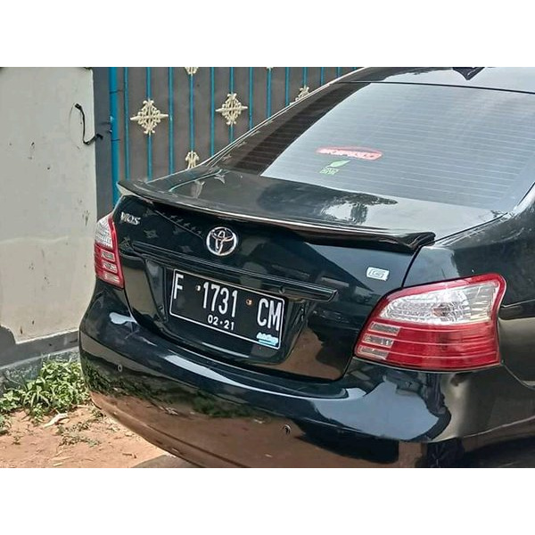Jual ducktail vios gen 1 bahan fiberglass warna dasar hitam doff ...