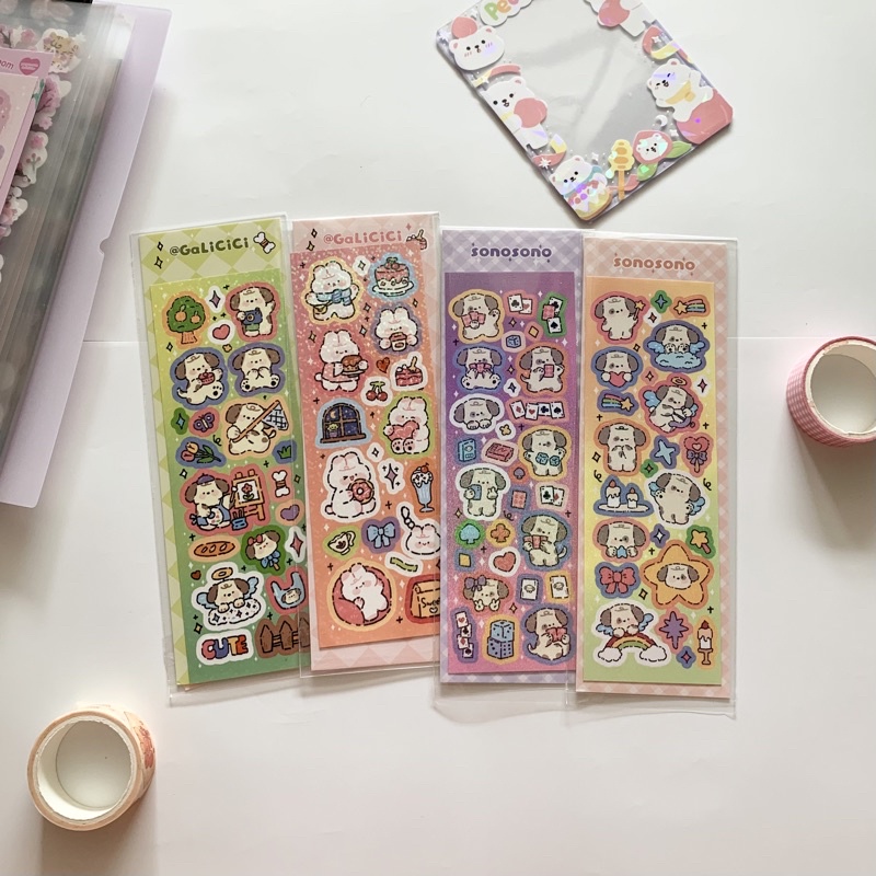 Jual sticker deco photocard confetti glitter readystock B406 | Shopee ...