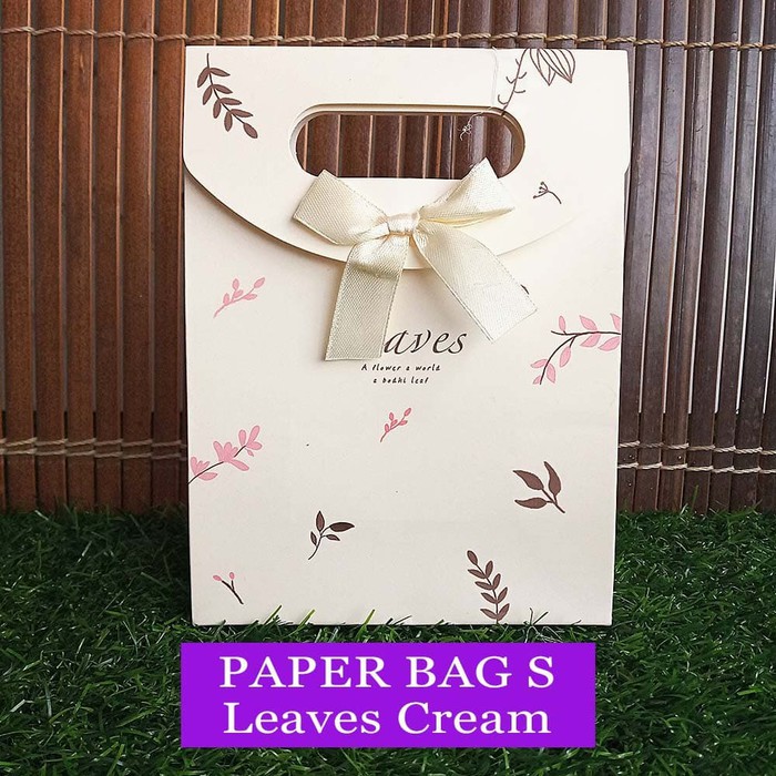 Jual Paper Bag Motif / Tas Kertas Kado / Tas Ulang tahun - S Leaves ...