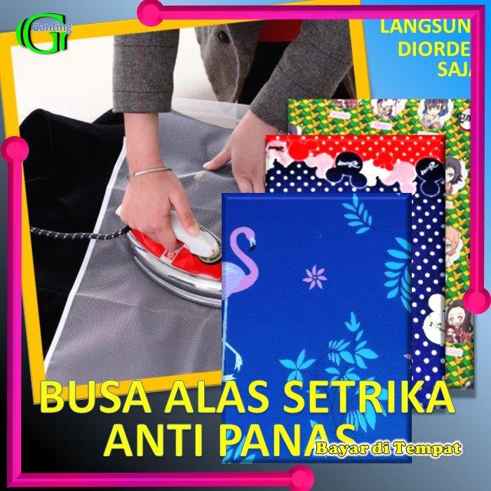 Jual Alas Setrika Busa Polos Anti Tahan Panas Lengket_Busa Setrikaan ...