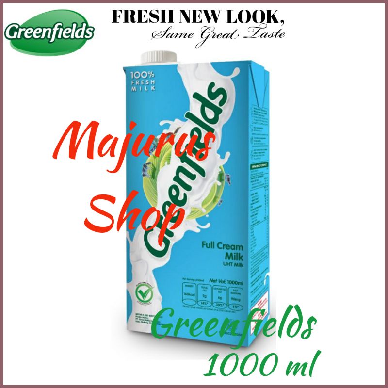 Jual Susu UHT Greenfields 950ml -(950ml / 1 PCS) | Shopee Indonesia