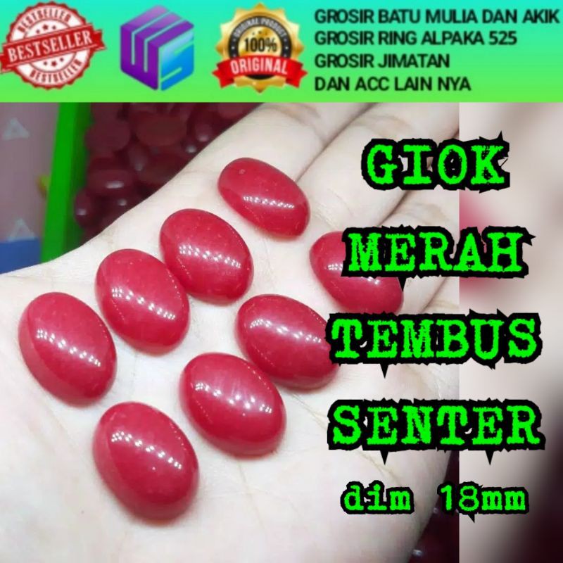 Jual BATU GIOK MERAH TERMURAH | Shopee Indonesia