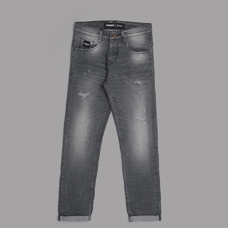 Jual ROCKMAKER CELANA DENIM SLIM FIT SELVEDGE ACCENT SMURF GREY ...