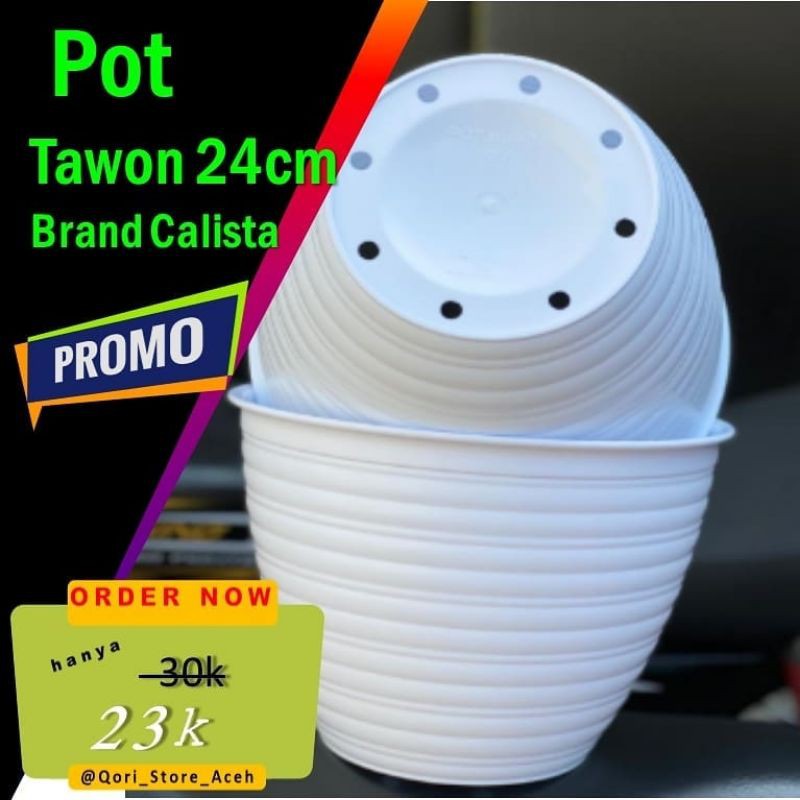 Jual Qori Store - Pot Tawon Ukuran 24cn Brand Calista - Anti Pecah ...