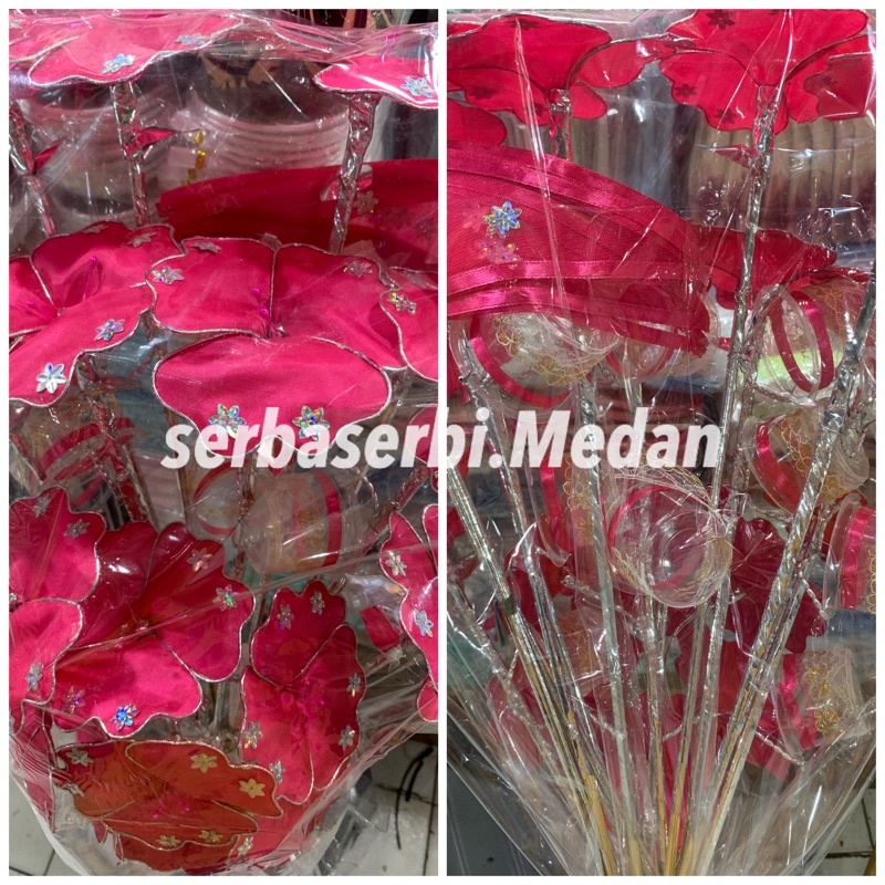 Jual BUNGA TELUR / BUNGA BALE MURAH LENGKAP (10 Bunga Telur, 10 Bendera ...