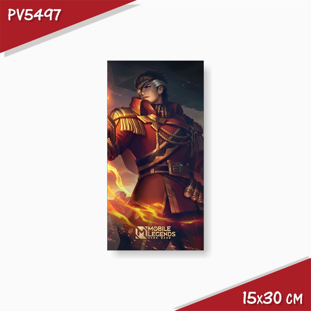 Jual Poster Kayu Hiasan Dinding 15x30 Mobile Legends Valir | Shopee ...
