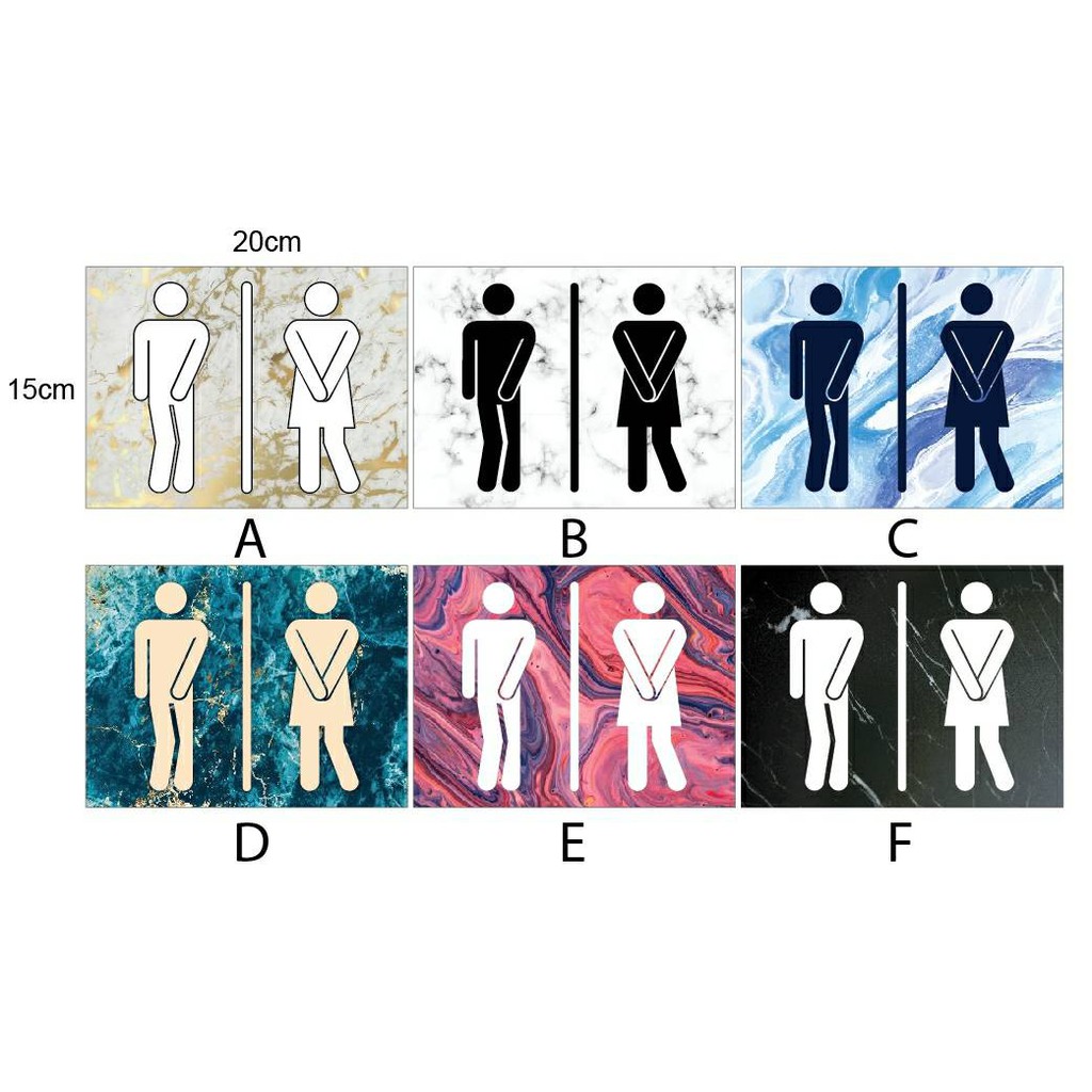 Jual SIGN TOILET / TANDA TOILET / PENANDA TOILET / TULISAN KAMAR MANDI ...
