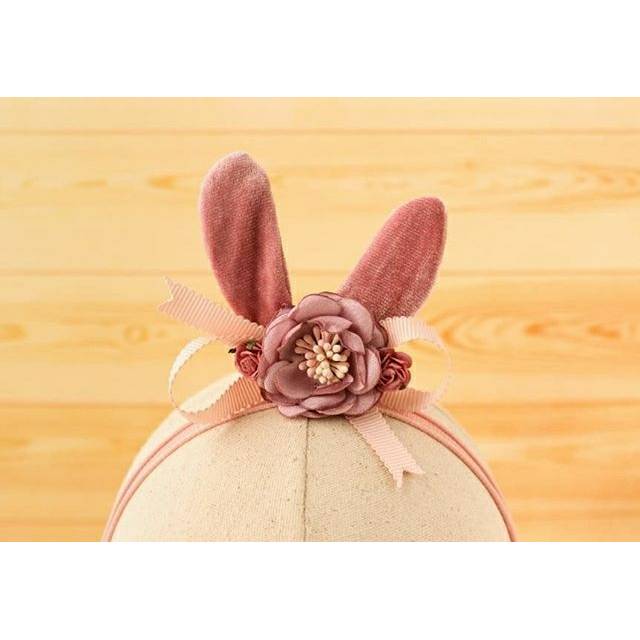 Jual Bando premium bunny velvet with ribbon | Shopee Indonesia
