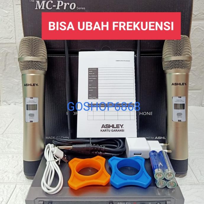 Jual mic ASHLEY MC PRO GARANSI 2 TAHUN ORIGINAL ANTI FEEDBACK | Shopee ...