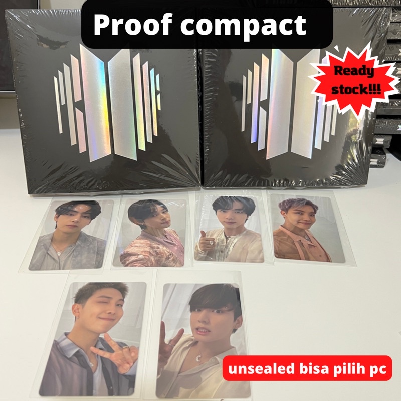 Jual [READY] BTS PROOF COMPACT EDITION WEVERSE SEALED & UNSEALED ...