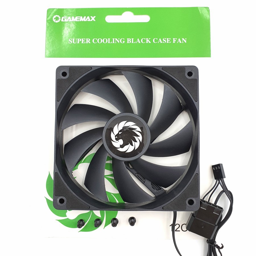 Jual Fan Casing 12Cm Gamemax GMX-WFBK Silent Pro - Fan Case 12Cm ...