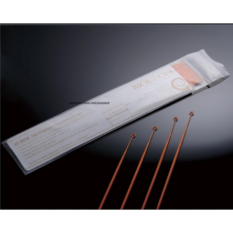 Jual ose Sterile, loop 10ul Innoculating Loop Steril 25/pk Orange ...