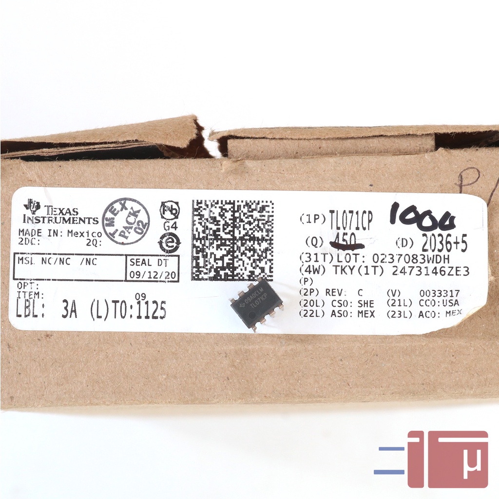Jual IC TL071CP TL071 Original Texas | Shopee Indonesia