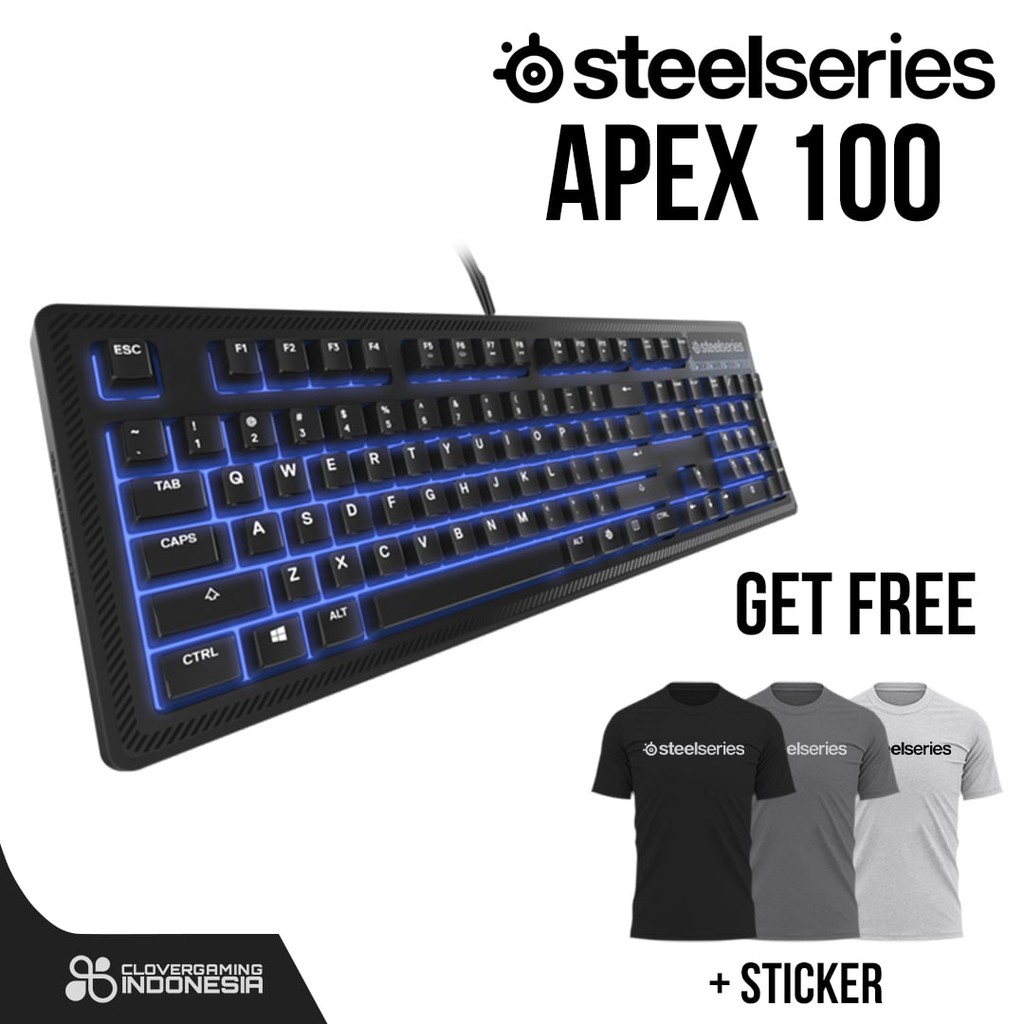 Jual Steelseries Apex 100 Gaming Keyboard | Shopee Indonesia