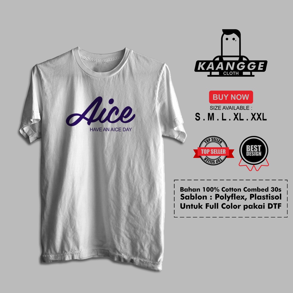 Jual Kaos Aice Logo Baju Perusahaan | Shopee Indonesia