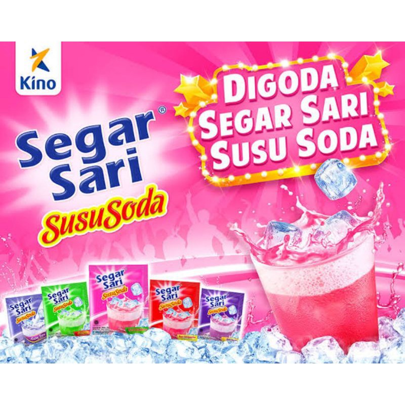 Jual Minuman serbuk Segarsari susu soda 1 rtg isi 10 sachet x 20gram ...