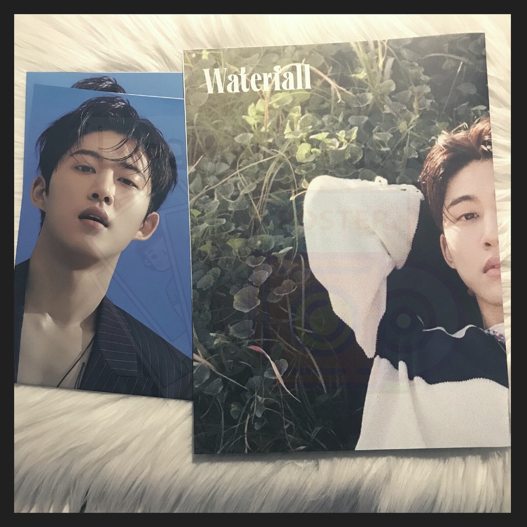 Jual B.I HANBIN FOLDED POSTER OFFICIAL 1ST FULL ALBUM 'WATERFALL ...