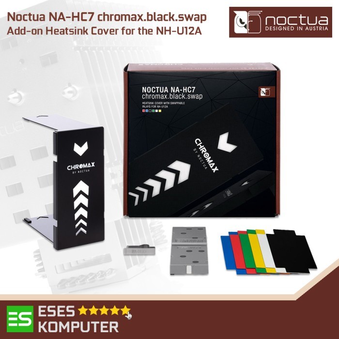 Jual Noctua NA-HC7 Chromax Black Swap | Add on Heatsink Cover for NH-U12A | Shopee Indonesia
