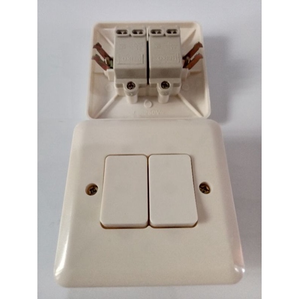 Jual SAKLAR SERI TANAM | Sakelar tanam | Shopee Indonesia