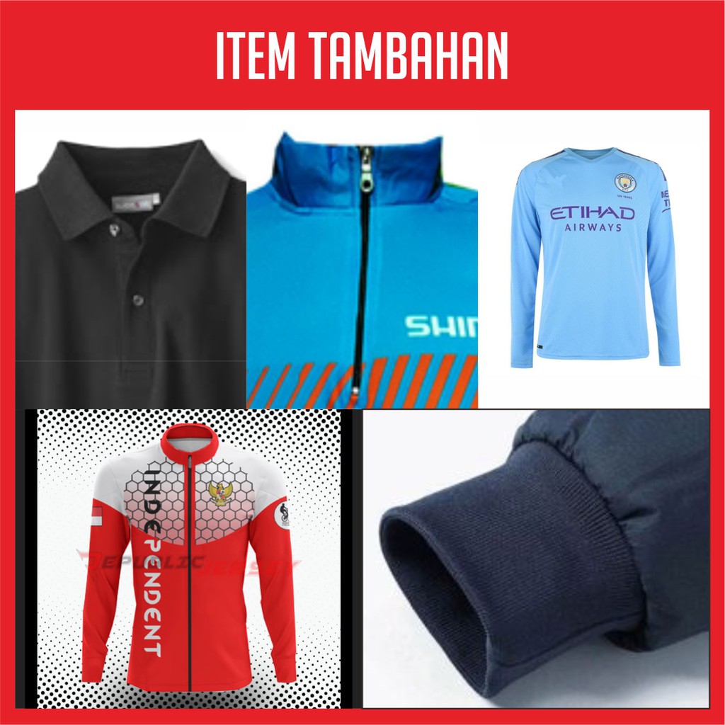 Jual Variasi Item Tambahan untuk Produk Jersey Printing | Shopee Indonesia