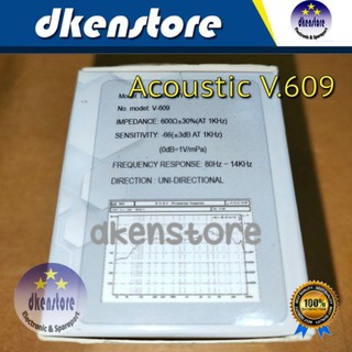 Jual Spool Mic Acoustic V609 Sensitif buat Microphone Vocal kabel dan ...