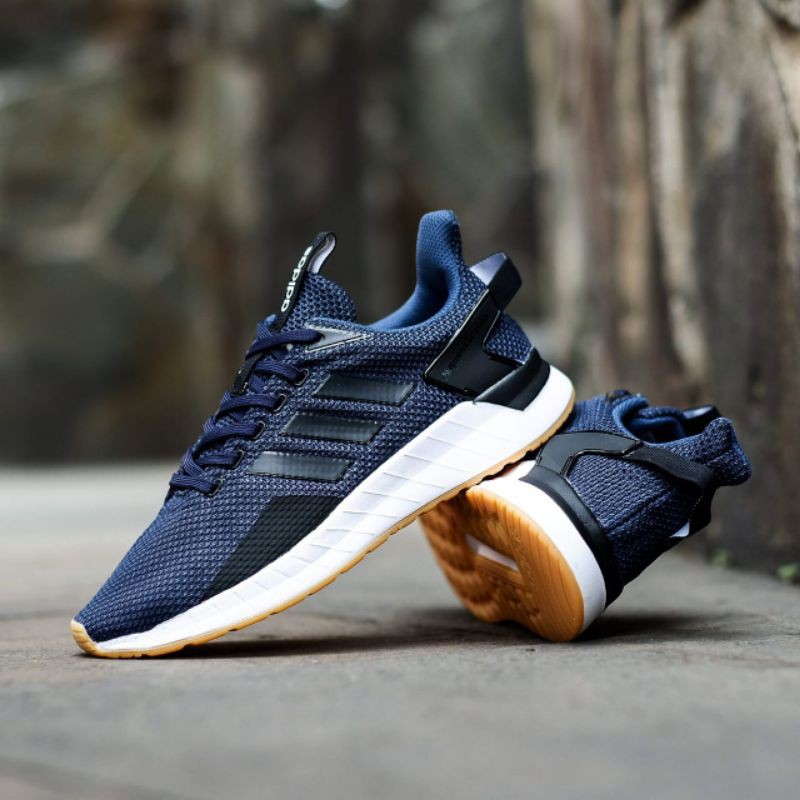 Jual ADIDAS QUESTAR RIDE NAVY LIST BLACK SOLE GUM 100% ORIGINAL ...