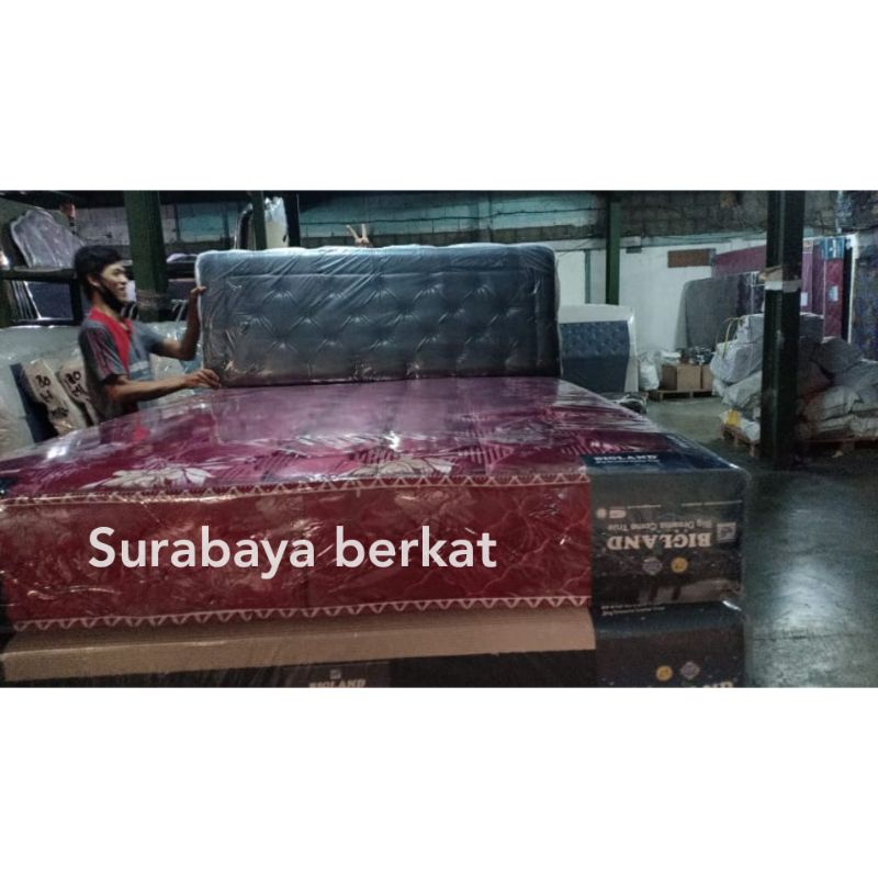 Jual spring bed set bigland deluxe (dipan n kasur pisah) | Shopee Indonesia