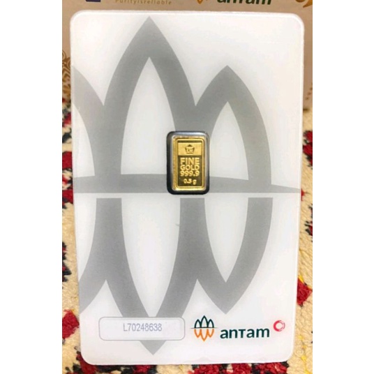 Jual LOGAM MULIA Emas ANTAM 0,5 GRAM PRESS 2022 | Shopee Indonesia