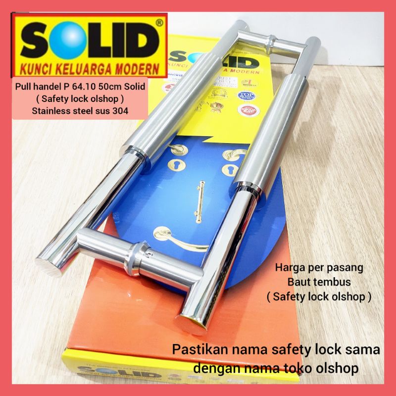 Jual pull handel P 64.10 50cm solid stainless | Shopee Indonesia