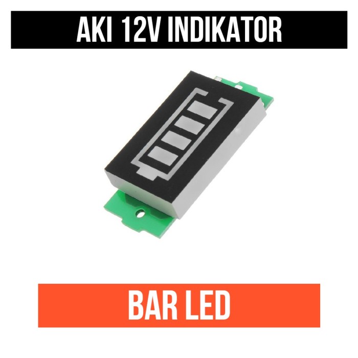 Jual Aki 12v Indikator Barled Bar Led Progres Accu Battery Charger ...