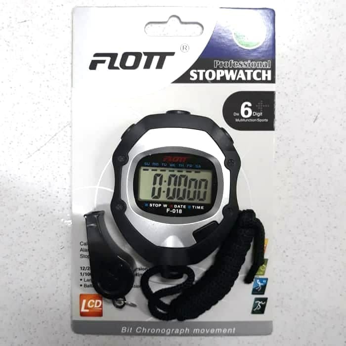 Jual Stopwatch flott / Stop Watch FLOTT FREE PLUIT TALI ANGKA BESAR ...
