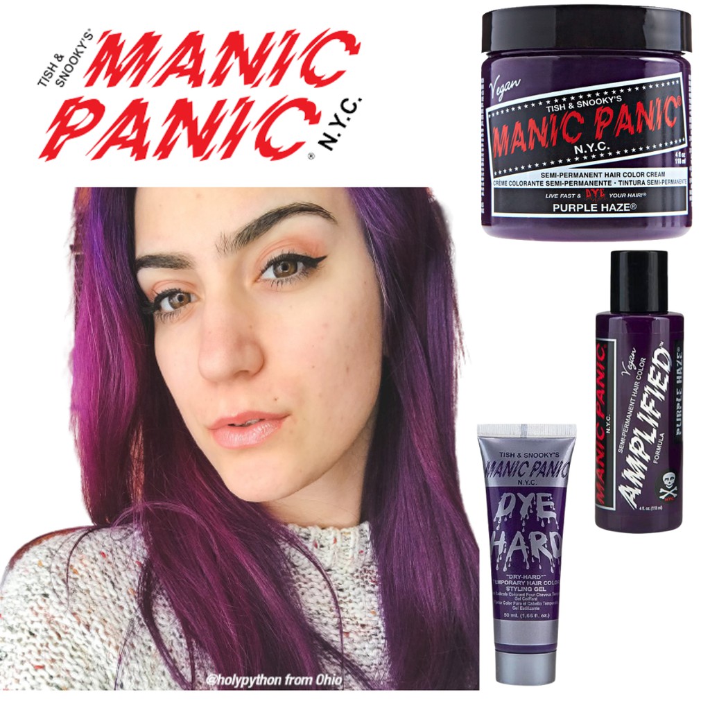 Jual MANIC PANIC PURPLE HAZE (classic, amplified, dye hard) | Shopee ...
