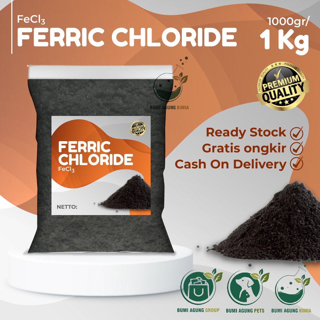 Jual Fericlorid 1 Kg-Bahan pelarut pcb-pelarut pcb | Shopee Indonesia