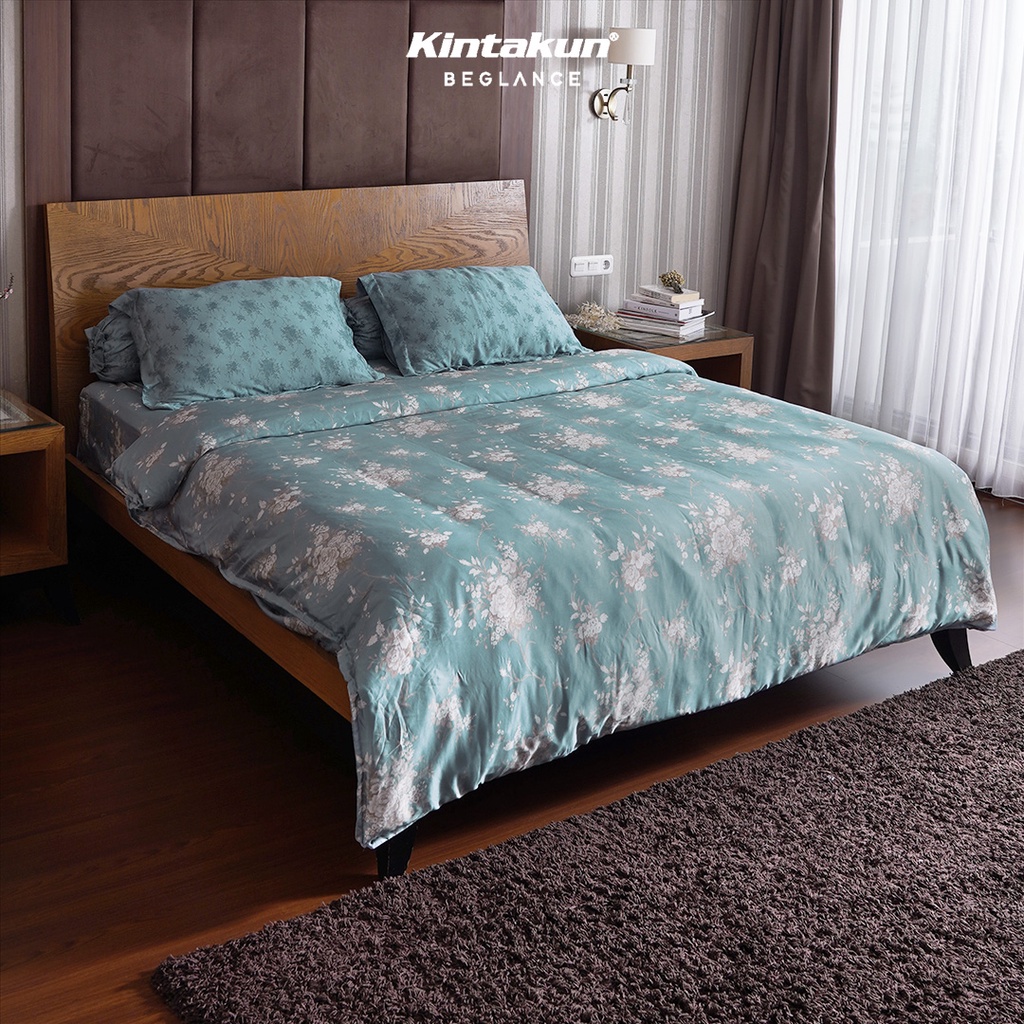 Jual Kintakun Sprei 160/180/200 Beglance Bamboo Silk Premium T40 (5in1) | Shopee Indonesia