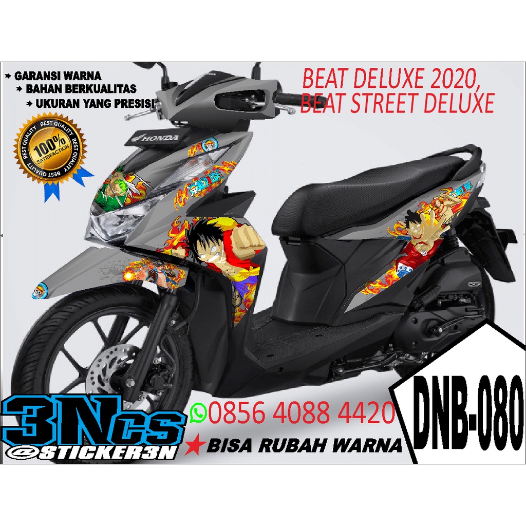 Jual Decal Honda Beat Deluxe 2020-2023 Fullbodi Luffy Onepiece, sticker ...