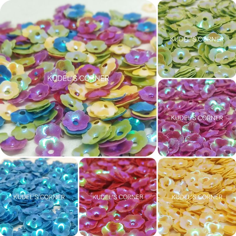 Jual Mote Payet rambochi bunga sakura cekung 6mm | Shopee Indonesia