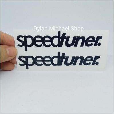 Jual Cutting Sticker Speedtuner Speed Tuner Stiker Mobil Motor Sepeda ...