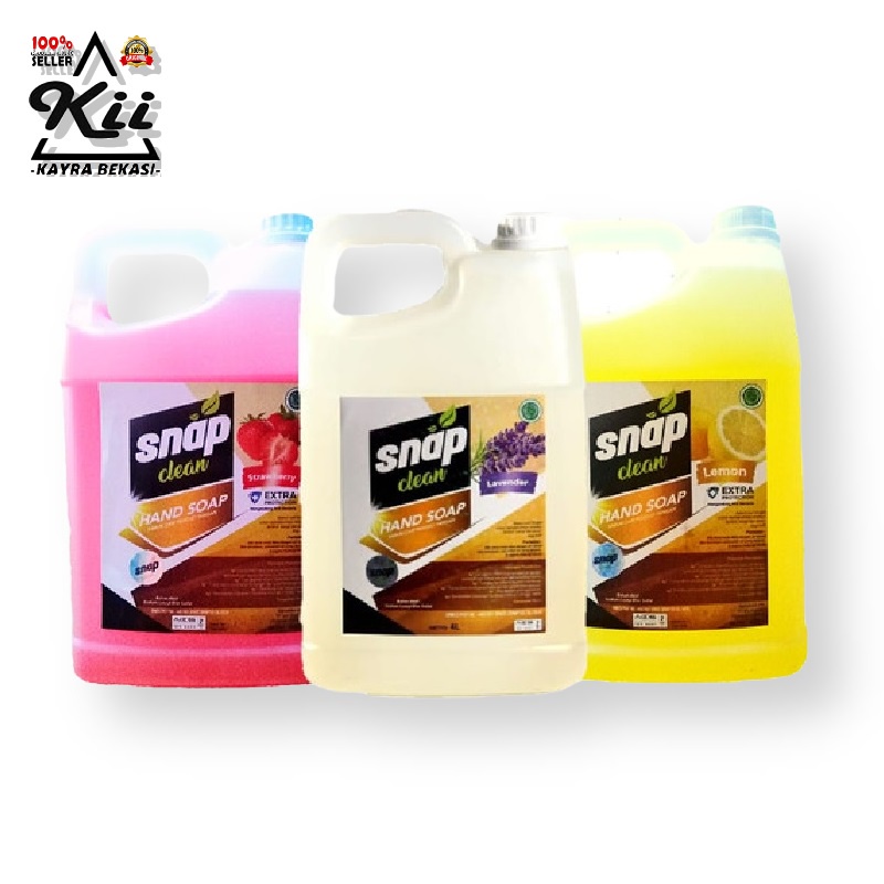 Jual Snap Clean Hand Soap 4 Liter - Snap Cairan Sabun Cuci Tangan 4 ...