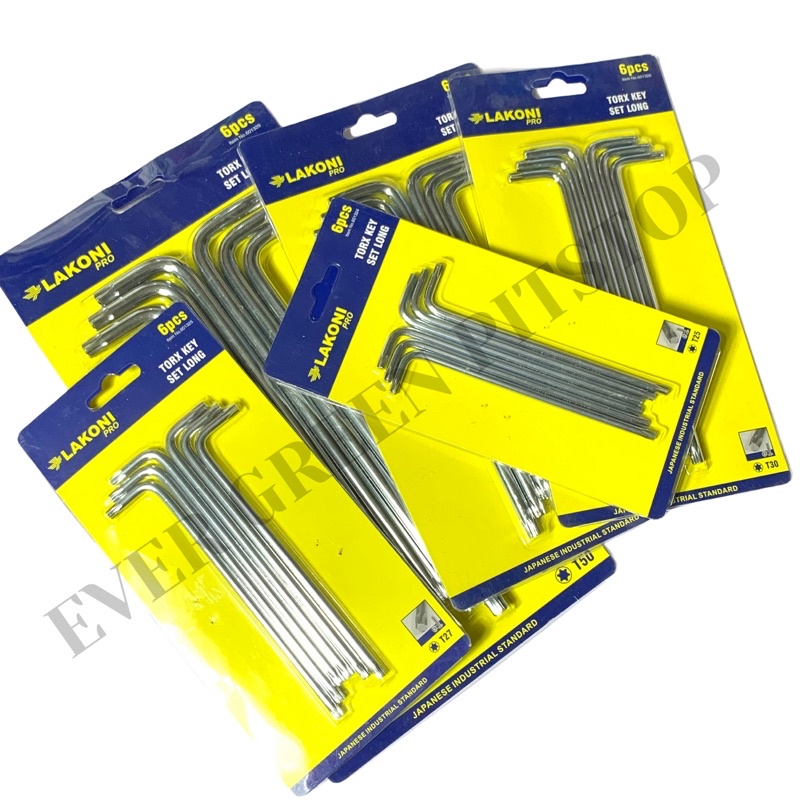 Jual SATUAN Kunci L Bintang T25 T27 T30 T40 T50 Model Panjang Lakoni ...