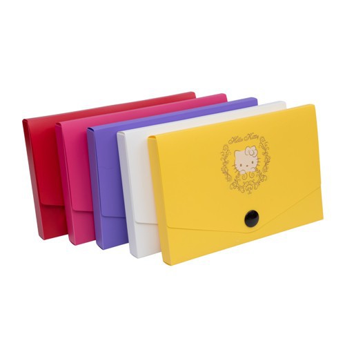 Jual [BMS Bekasi] Bantex Tas Map Plastik / Portable Case Motif Hello ...