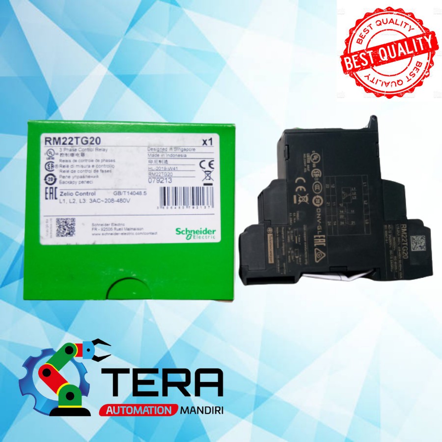 Jual Zelio 3 phase Control Relay RM22TG20 Schneider READY STOK | Shopee ...
