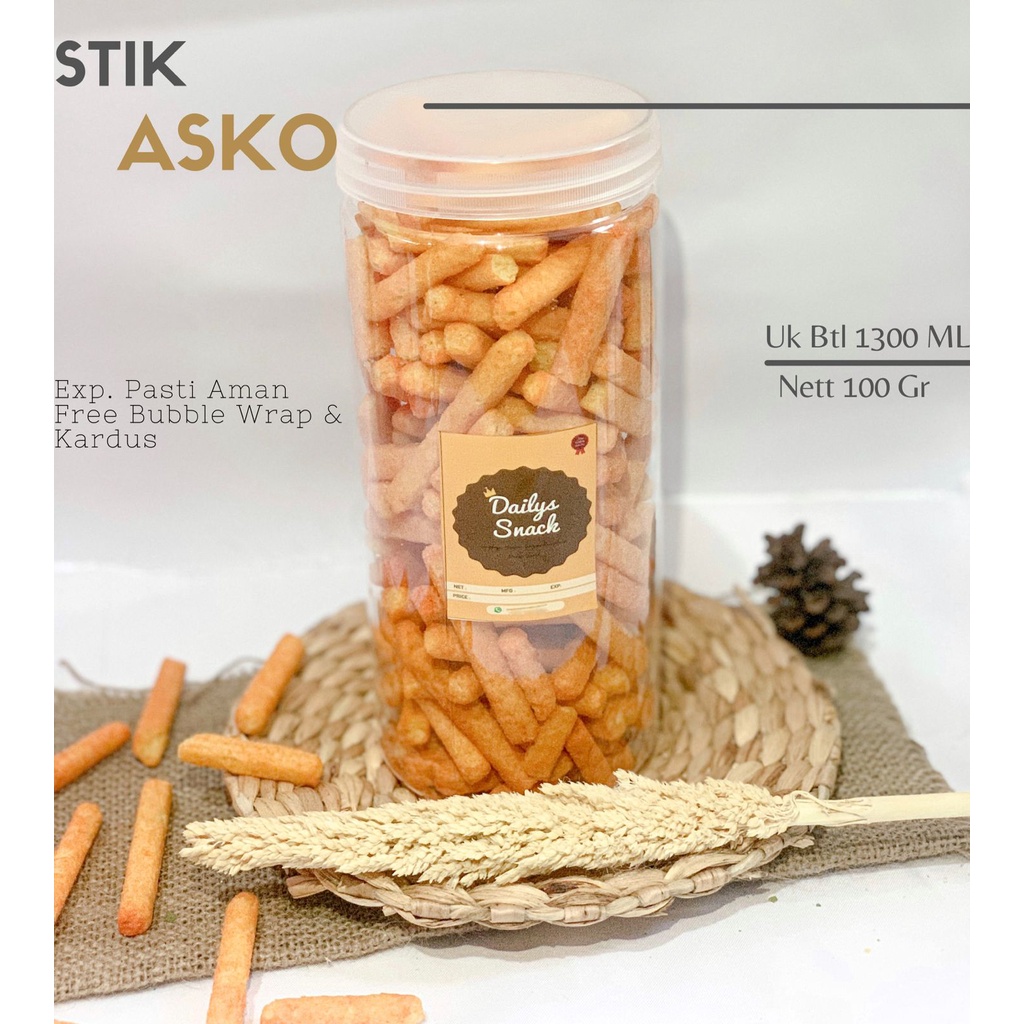 Jual SNACK KILOAN / MAKANAN RINGAN - STIK ASCO 100 GRAM | Shopee Indonesia