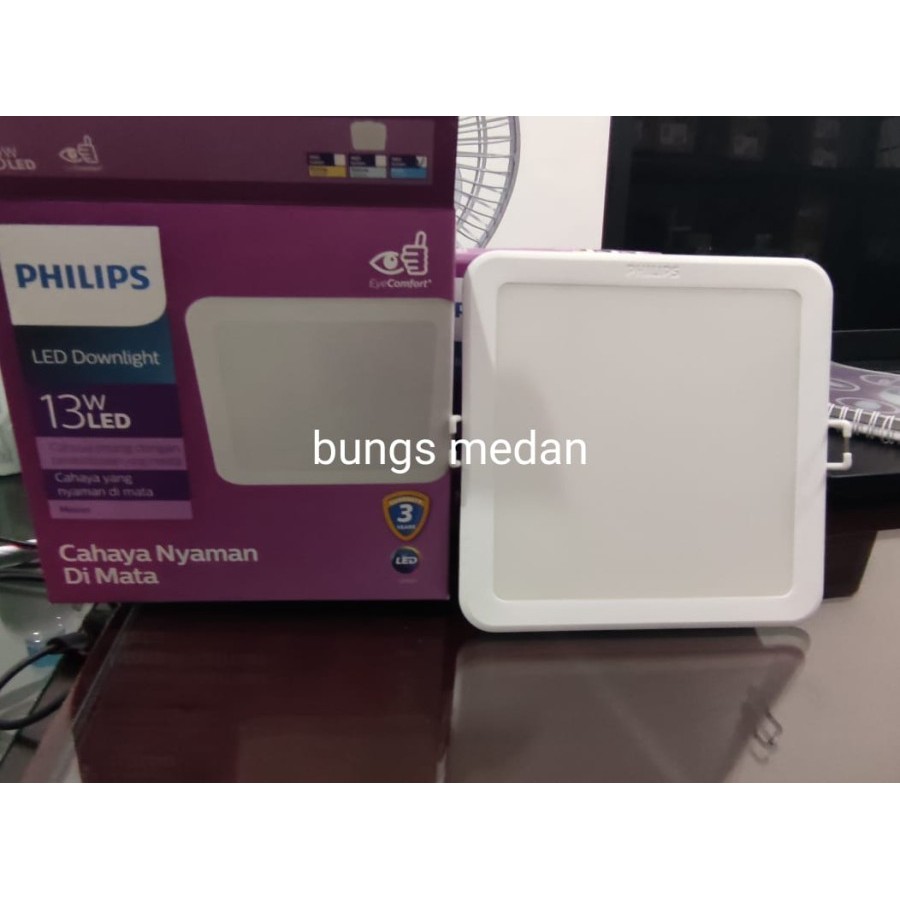 Jual Lampu Led Petak Square PHILIPS MESON 13w 13 Watt SQ 59465 Tanam PANEL | Shopee Indonesia