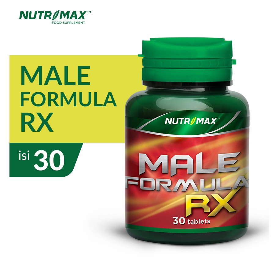 Jual Nutrimax Male Formula RX 30 Tablet Untuk Membantu Memelihara ...