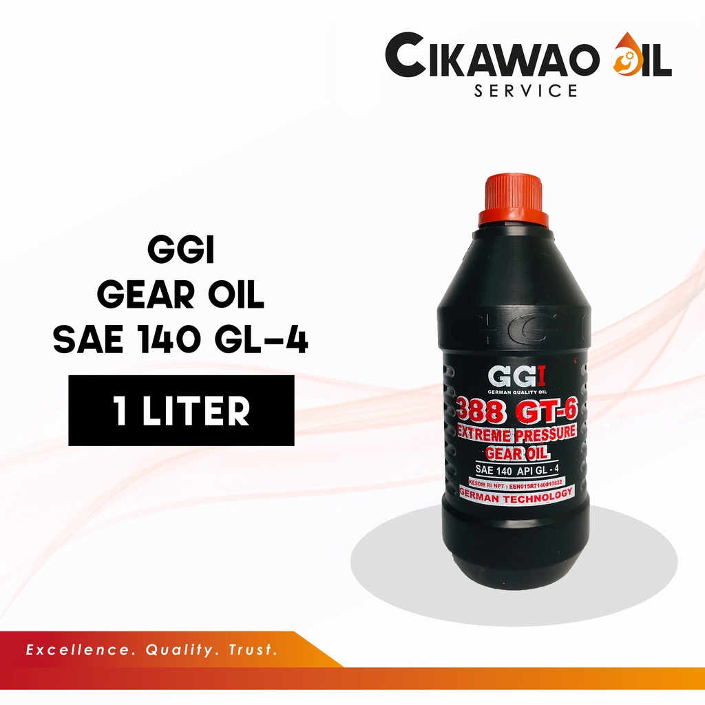 Jual GGI Gear Oil SAE 140 1L | Shopee Indonesia