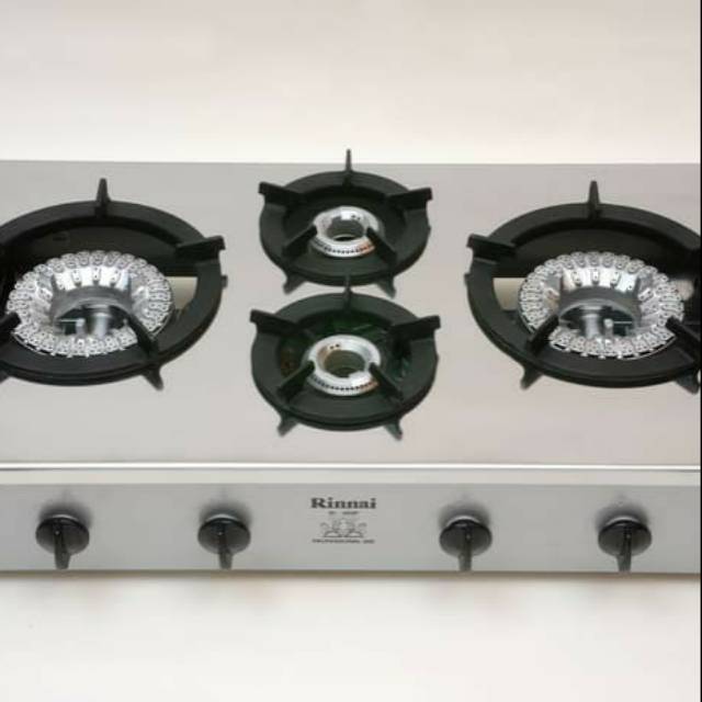 Jual Rinnai Kompor Gas RI 4 RSPN 4 tungku Big Burner Garansi Resmi ...