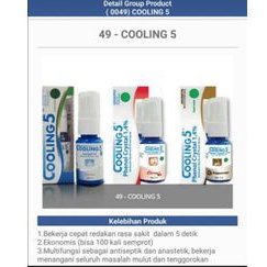 Jual COOLING5 Antiseptic Mouthspray Varian Mint | Shopee Indonesia