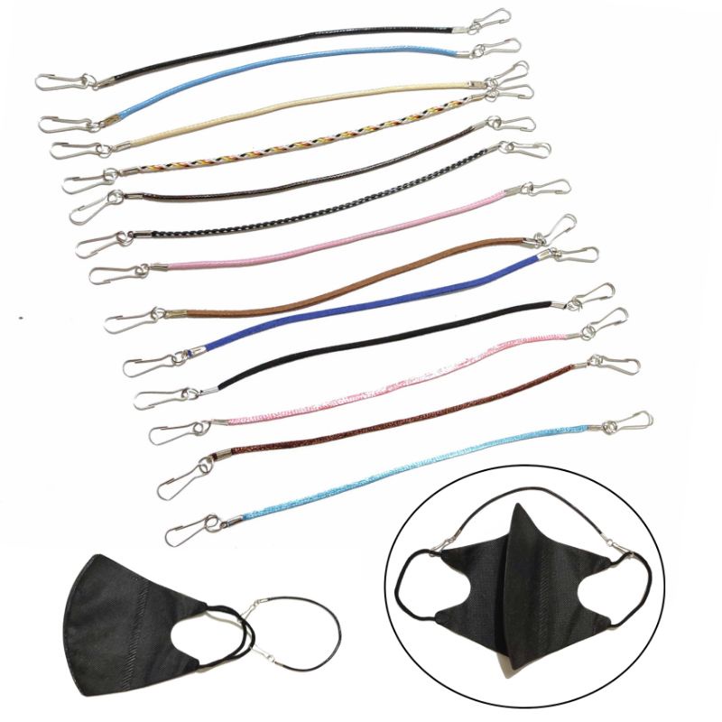 Jual Konektor Masker Hijab Mask Connector Strap Extender Rope Suede ...