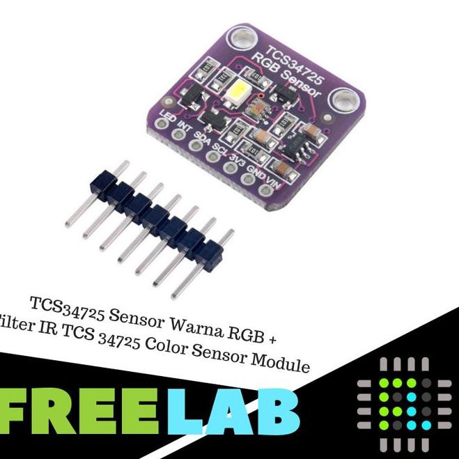 Jual TCS34725 Sensor Warna RGB + Filter IR TCS 34725 Color Sensor ...